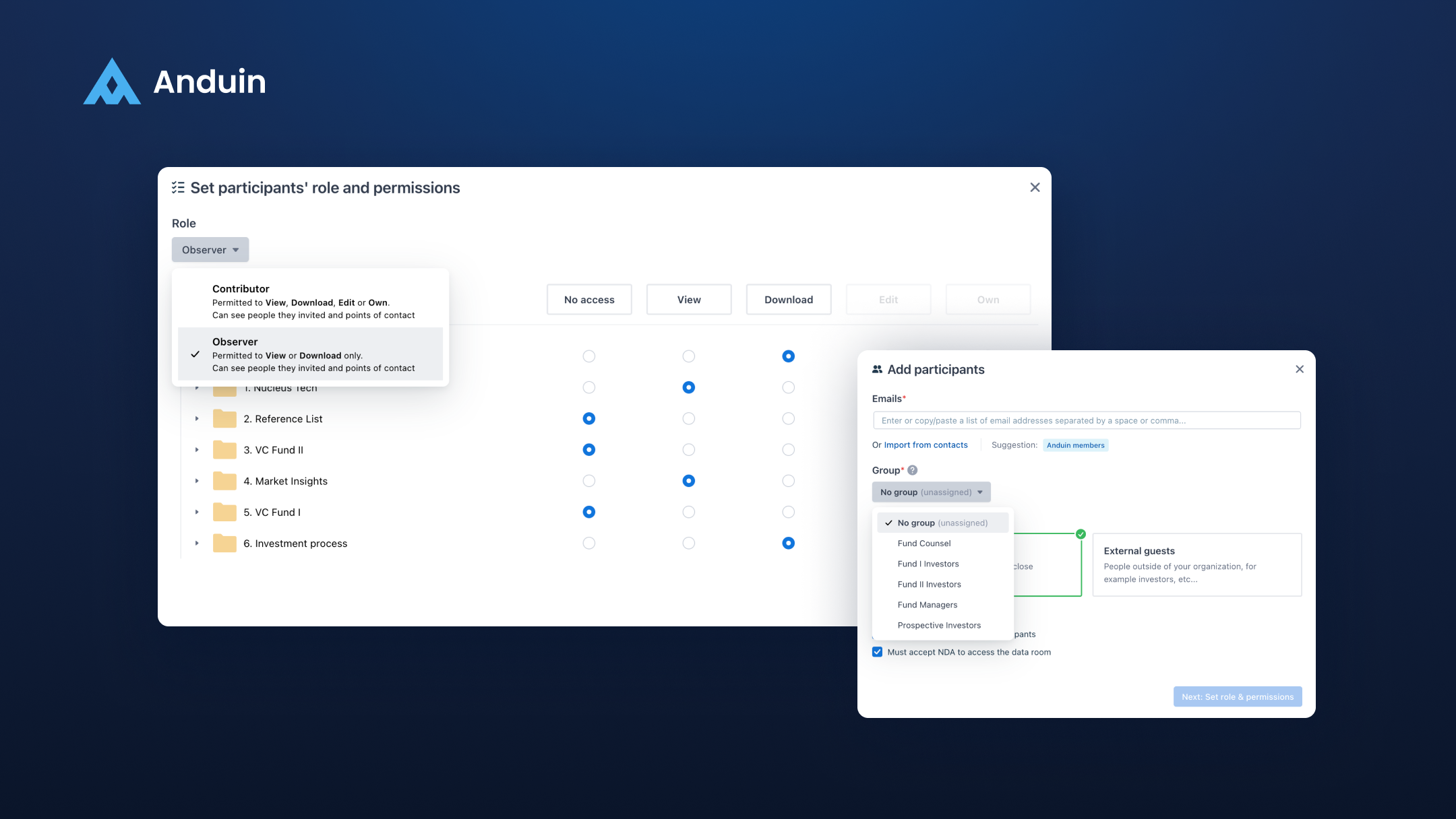 3 Bulk actions on Anduin Data Room to make your life easier